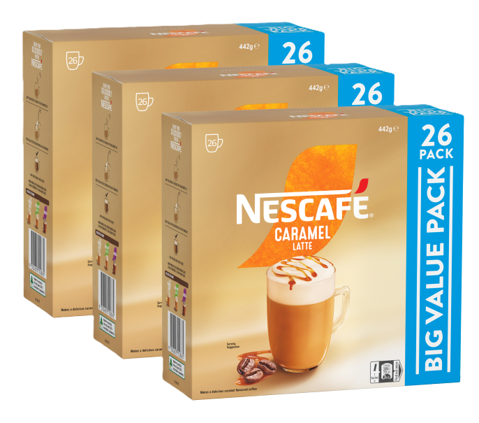NESCAFÉ® Café Creations Caramel Latte Sachets 26 Pack